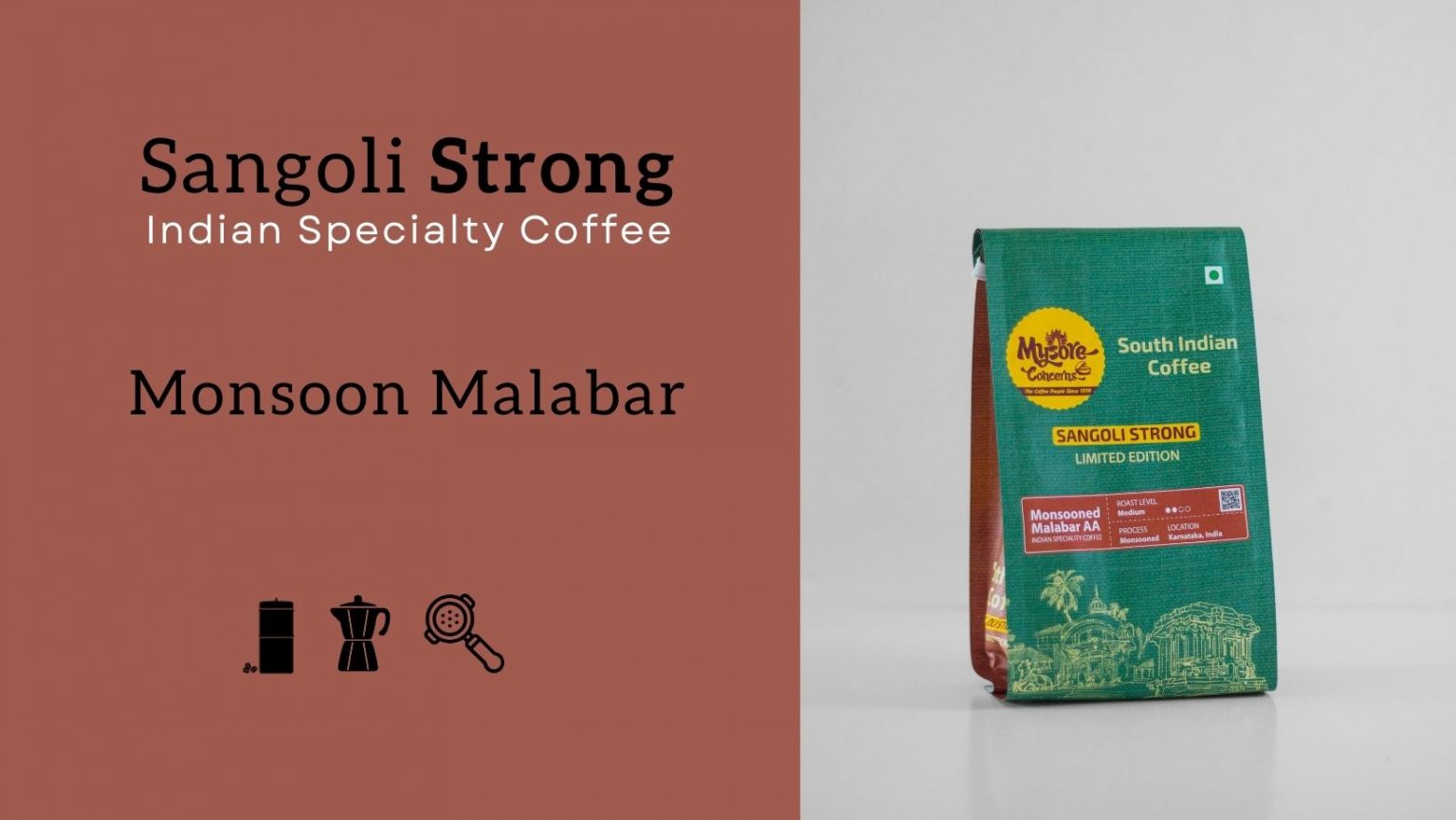 Indian Specialty Coffee - Sangoli Strong